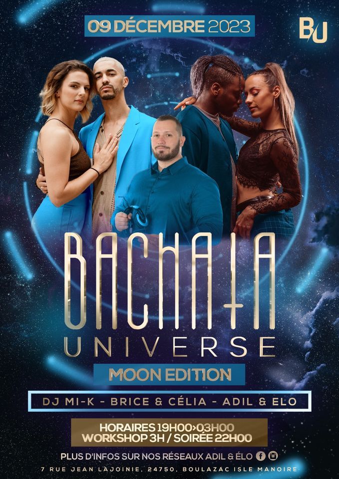 ?Bachata universe? Moon edition ?, Studio Claire, Bordeaux, December 9 to December 10 | AllEvents.in