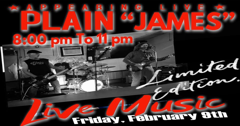 Plain "James" Live, The Valley Tavern, Seven Valleys, February 9 2024 ...