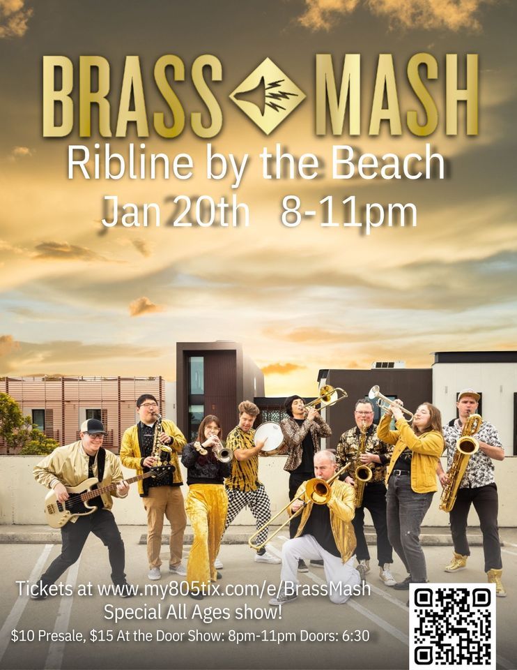 BRASS MASH LIVE!!!, Rib Line By the Beach, Grover Beach, January 20 2024 | AllEvents.in