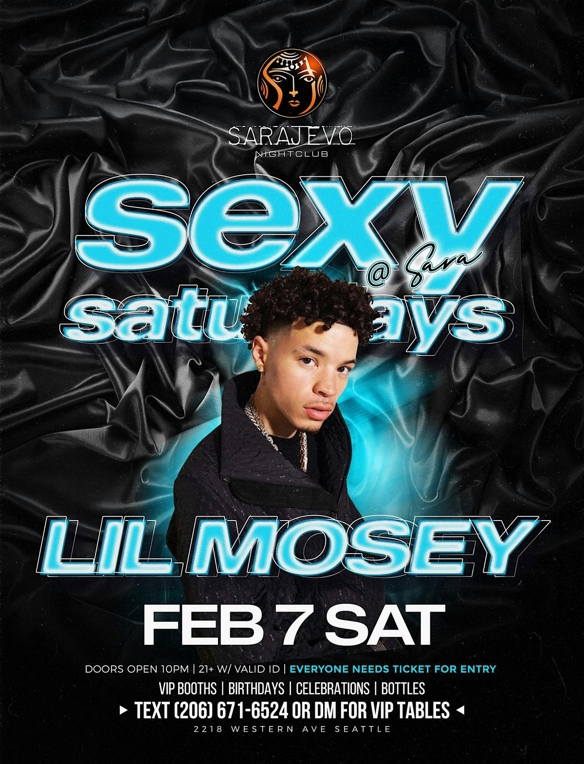 LIL MOSEY Live at SARAJEVO NIGHTCLUB SEATTLE - Feb 7th, Sarajevo ...