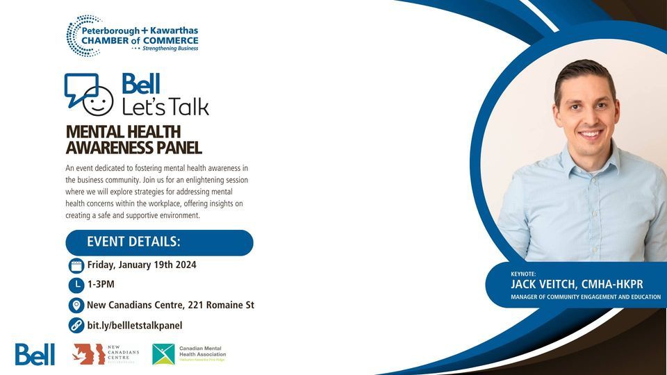 Bell Lets Talk About It Mental Health Awareness, New Canadians Centre ...
