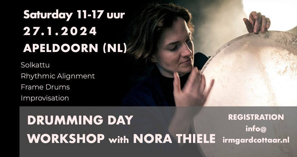DRUMMING DAY with Nora Thiele, Apeldoorn (stad), January 27 2024 | AllEvents.in