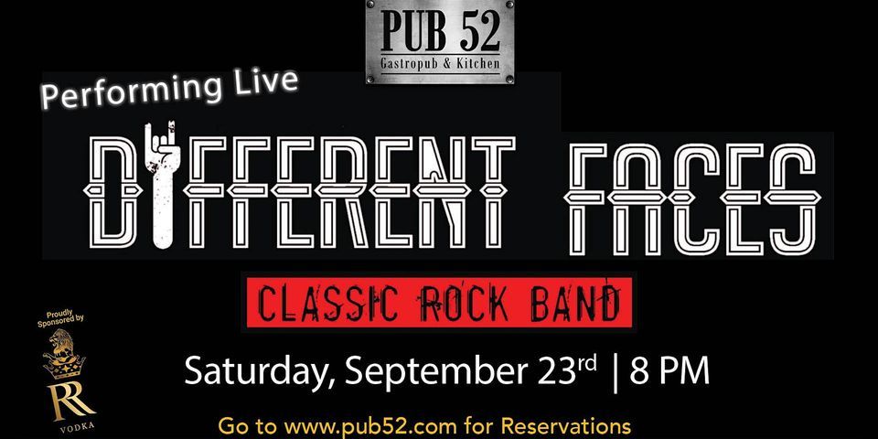 Different Face Band at Pub52, Pub 52 Gastropub & Kitchen, South Miami ...