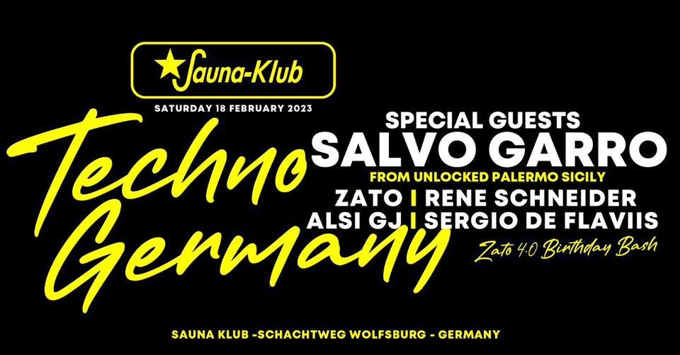 TECHNO GERMANY WITH: SALVO GARRO / ALSI GJ / SERGIO DE FLAVIIS / RENE ...