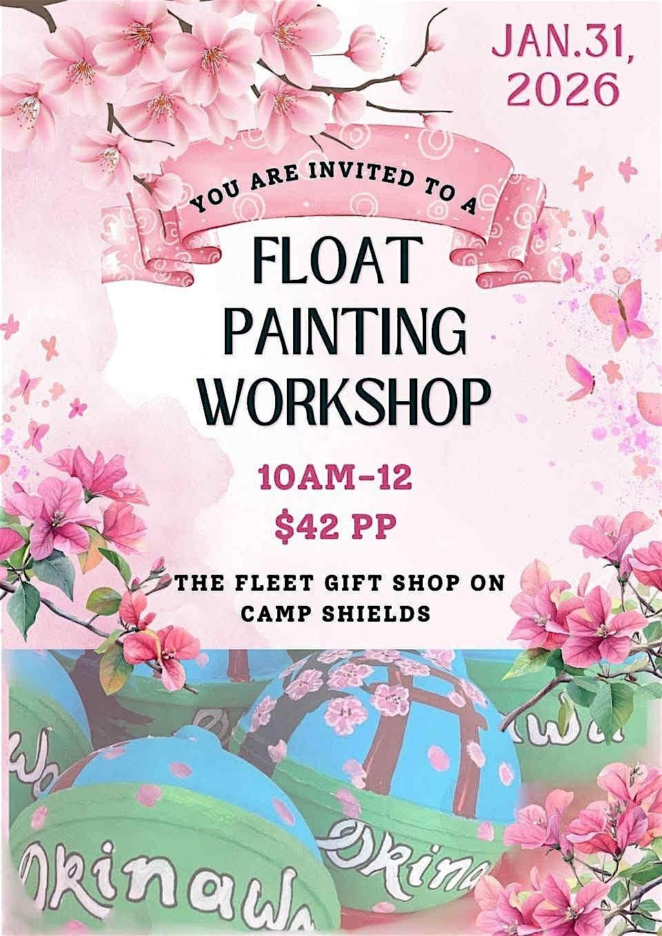 Sakura Float Painting Workshop with Kate OC, Fleet Gift Shop, Camp ...