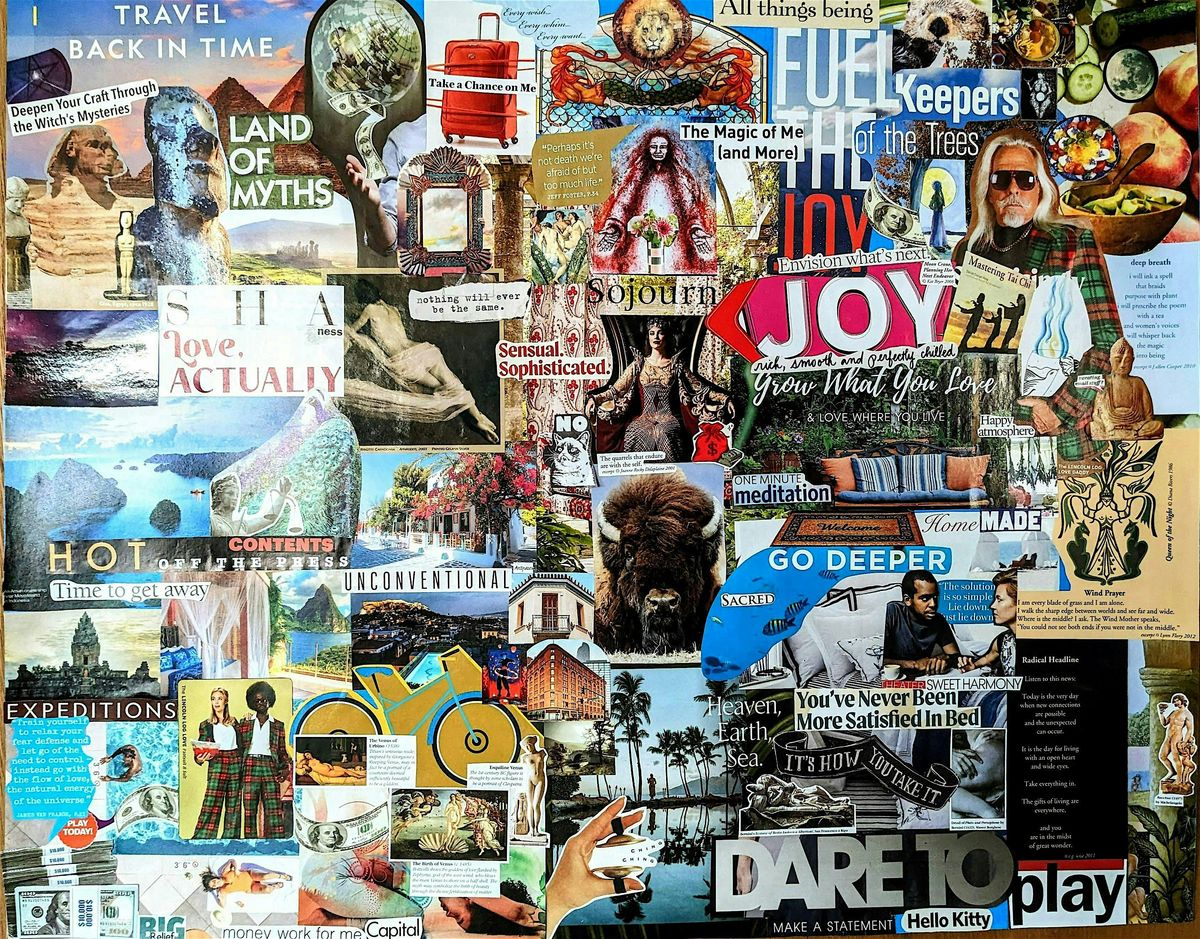 New Years Eve Vision Board Collage Party, Harmonist Sanctuary, Denver ...