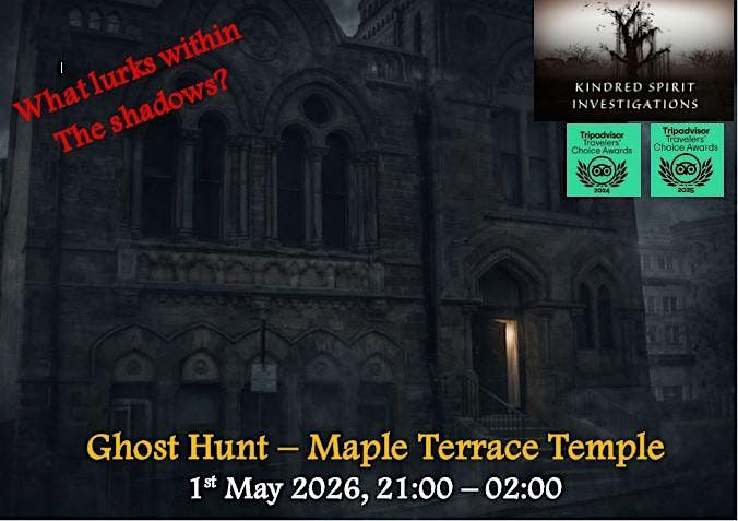 Ghost Hunting at Maple Terrace Masonic Hall, Maple Terrace Masonic ...