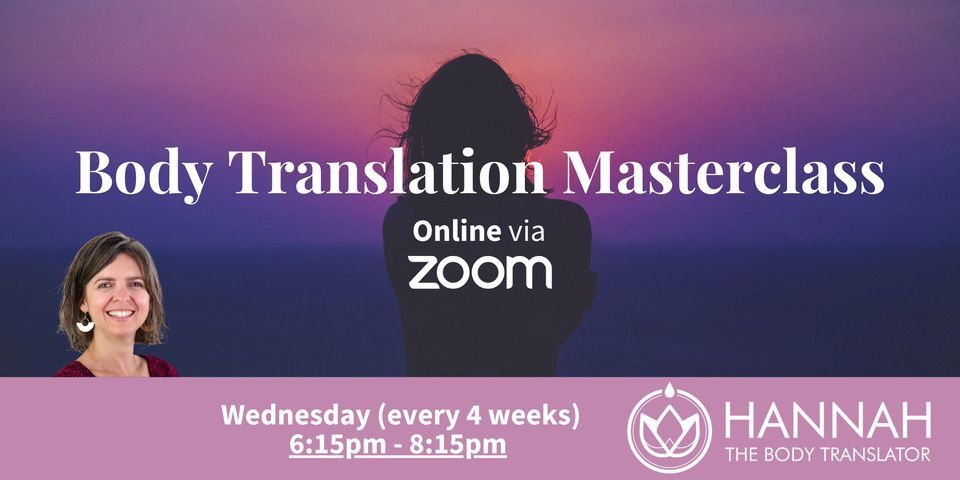 Body Translation Masterclass, December 20 2023 | Online Event ...