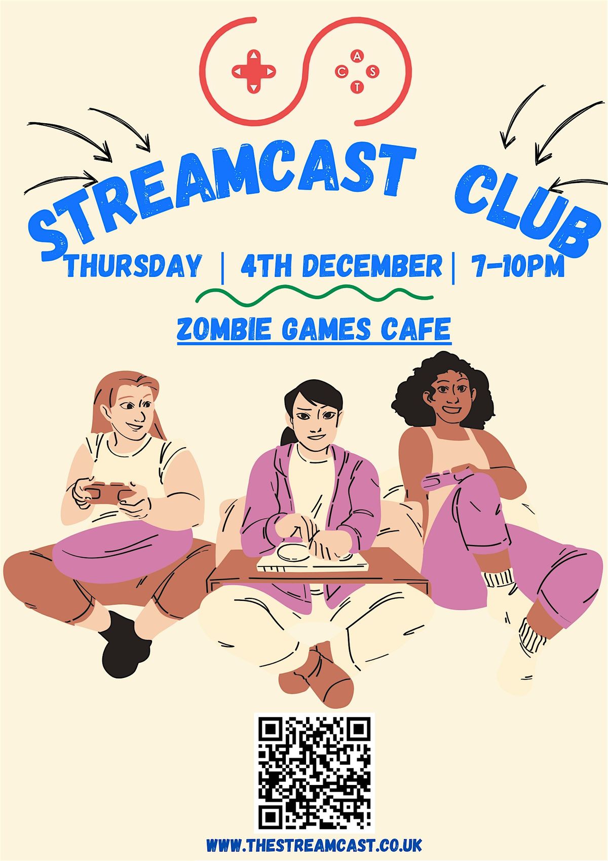 The 7th Streamcast Club: Games Night!, Zombie Games Cafe & Bar, London ...
