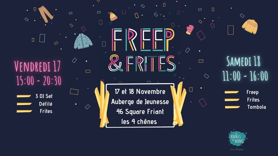 Freep & Frites édition 2023 ! , Auberge de jeunesse HI Amiens, 17 ...