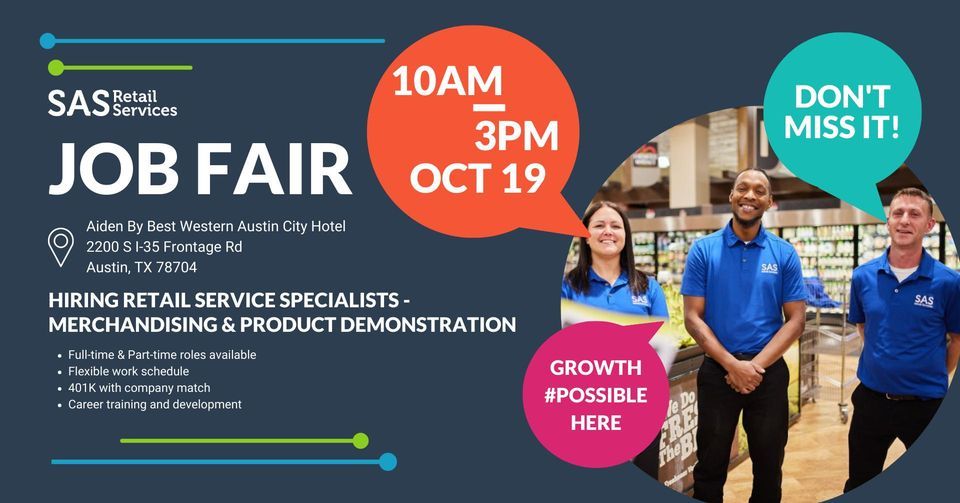 Austin, TX Job Fair, Aiden by Best Western , Austin, 19 October 2023 ...