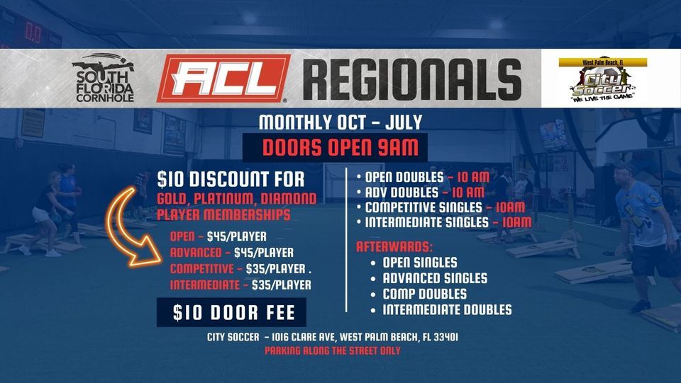 ACL March 2nd Regional - City Soccer West Palm - South Florida Cornhole ...