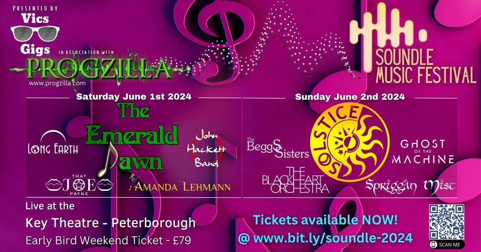 The Soundle Music Festival 2024, Key Theatre, Peterborough, June 1 to ...