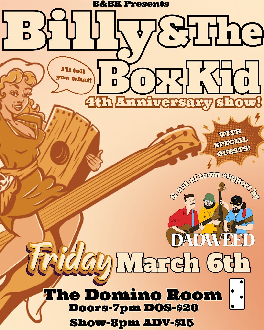 Billy and the Box Kid 4th Anniversary with Dadweed at The Domino Room ...