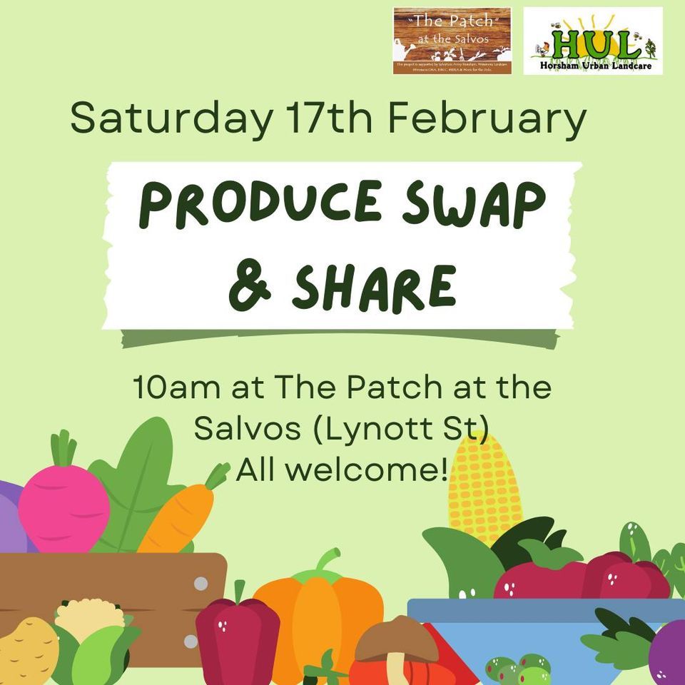 Produce swap at the Patch, The Patch at the Salvos, Horsham, 17 ...
