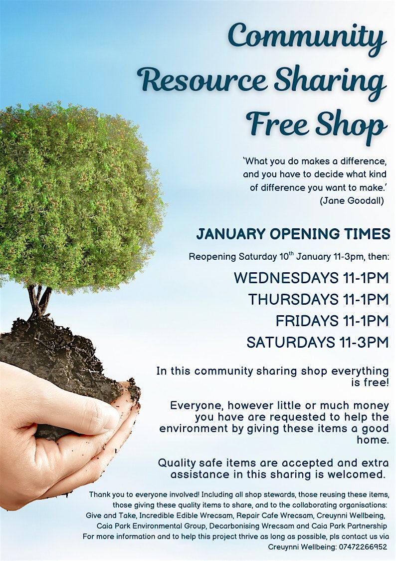 Community Sharing Free Shop at Caia Park Partnership, Caia Park ...