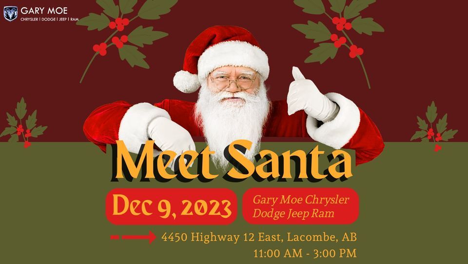 Santa Visits Gary Moe, Gary Moe Chrysler Dodge Jeep Ram, 9 December ...