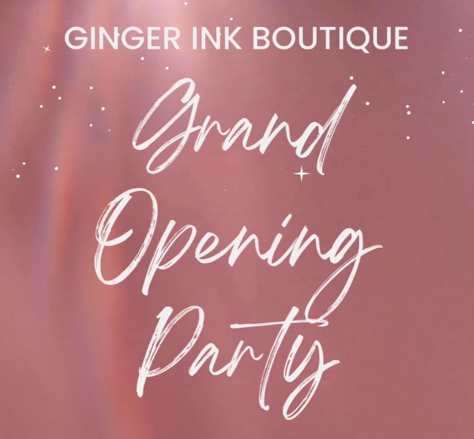 Grand Opening Party at Ginger Ink, 236 California St, Columbus, IN ...