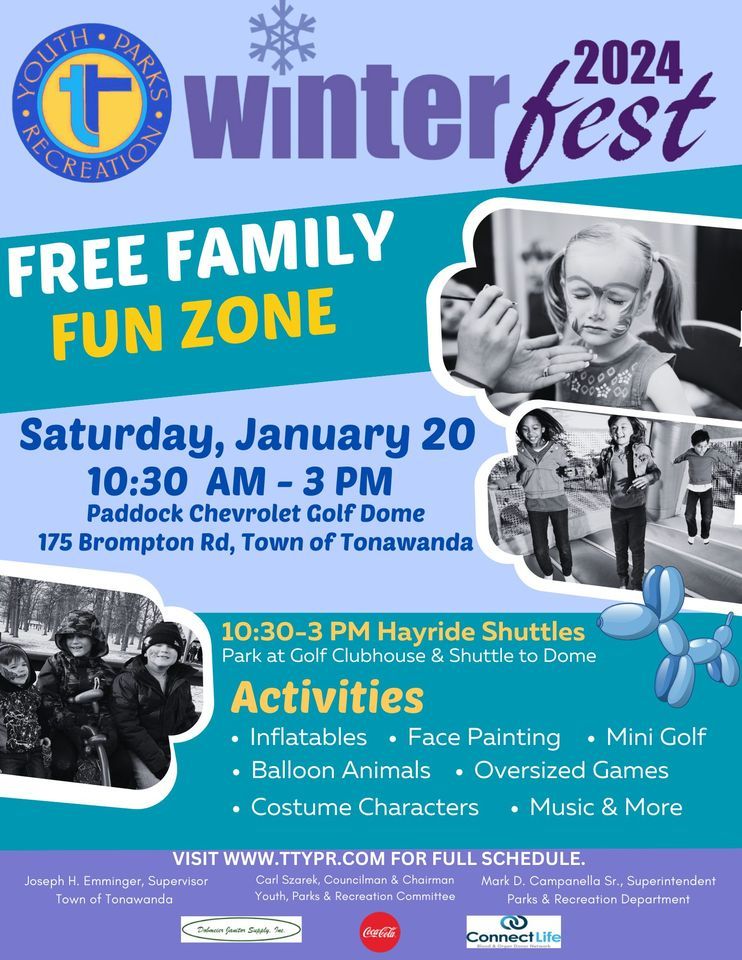 Winterfest Family Fun Zone, Paddock Chevrolet Golf Dome, Tonawanda, 20 ...