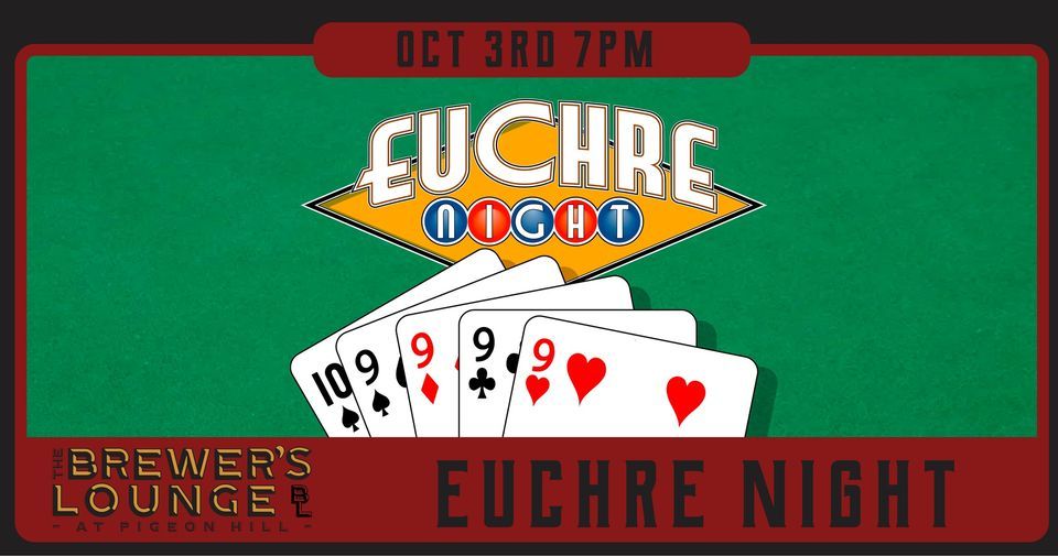 Euchre Night, The Brewer's Lounge At Pigeon Hill, Muskegon, 3 October ...