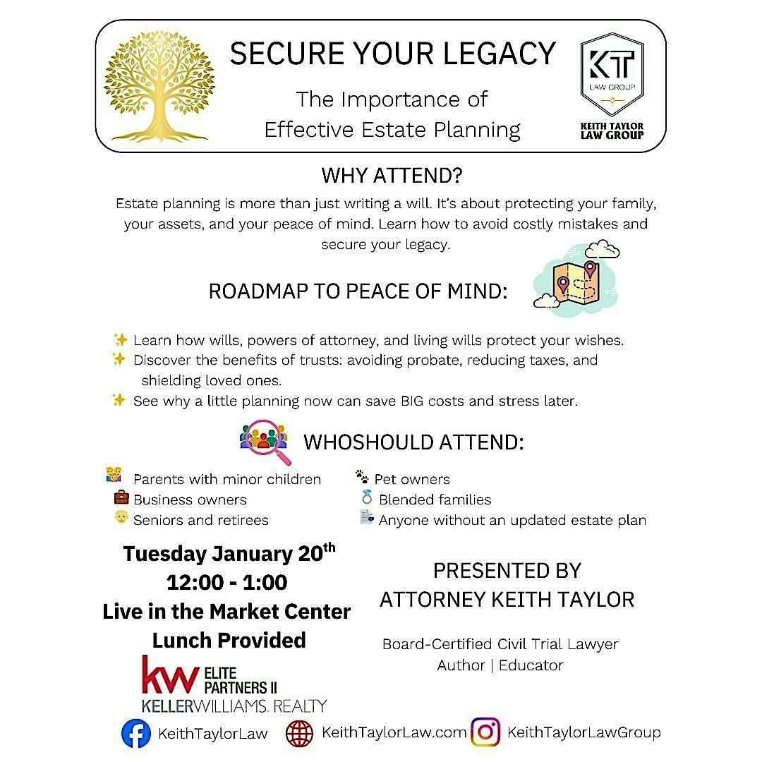 Secure Your Legacy W/ Keith Taylor Law Group, 105 W Main St, Inverness ...
