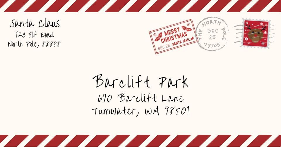 Santa Stop - Barclift Park, Barclift Park, Mushroom Corner, 7 December ...