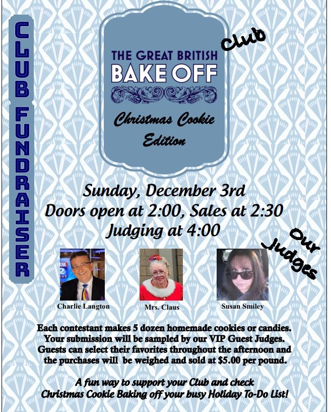 The great British club Bake Off , The Commonwealth Club, Warren, 3 ...