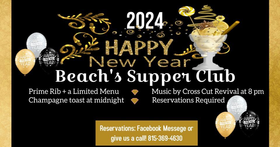 New Years Eve at Beachs Supper Club, Beach's Supper Club, Lena, 31 ...
