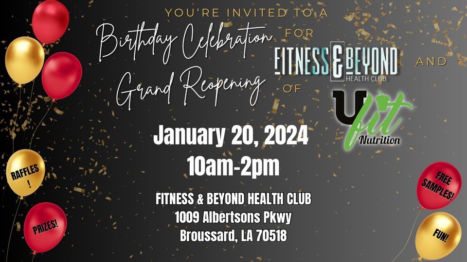 Fitness & Beyond Welcomes UFit Nutrition Party!, Fitness And Beyond ...
