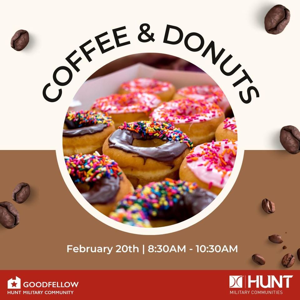 Coffe & Donuts, Goodfellow Family Housing, San Angelo, February 20 2024 ...
