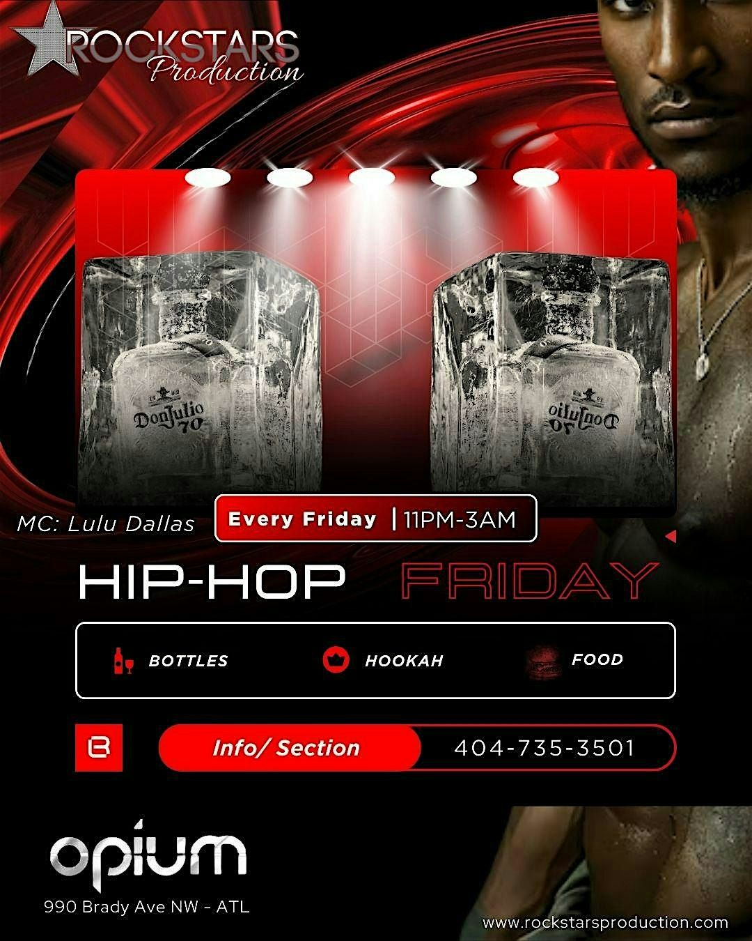 Hip Hop Fridays @ Opium, Opium, Atlanta, 30 January to 31 January ...