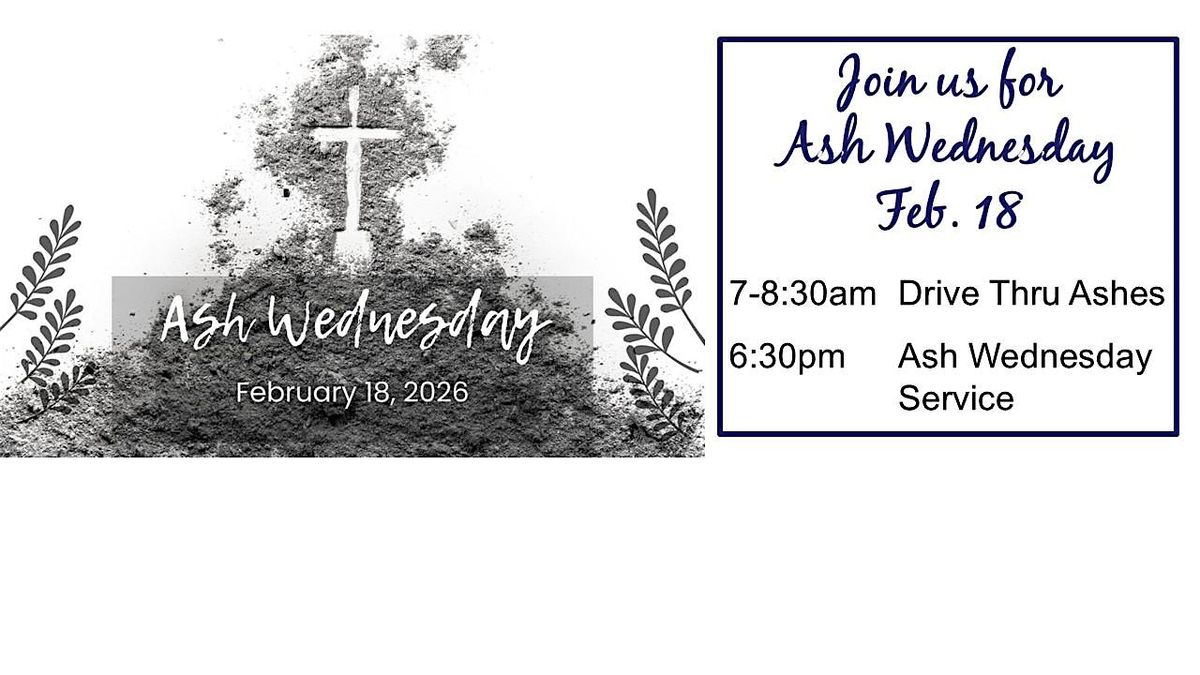 Ash Wednesday at Cannon UMC, Cannon Church, Snellville, 18 February ...