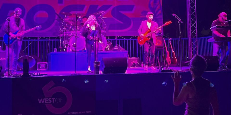 West of 5 live at "Hangar 76" - Carruth Cellars Tasting Room, Oceanside ...