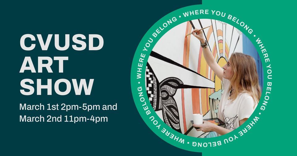 CVUSD Art Show, Parkway Plaza, El Cajon, 1 March 2024 | AllEvents