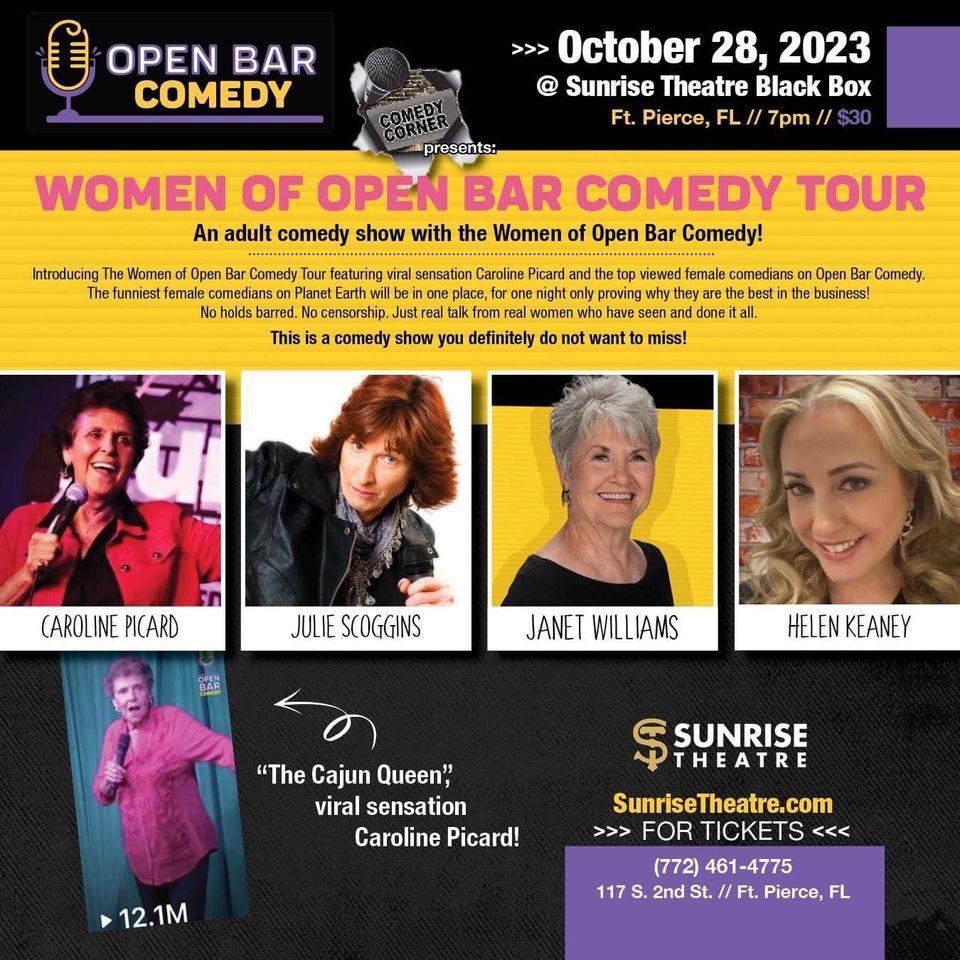 Women of Open Bar Comedy rated R Casey N Spaz Comedy Corner Sunrise ...