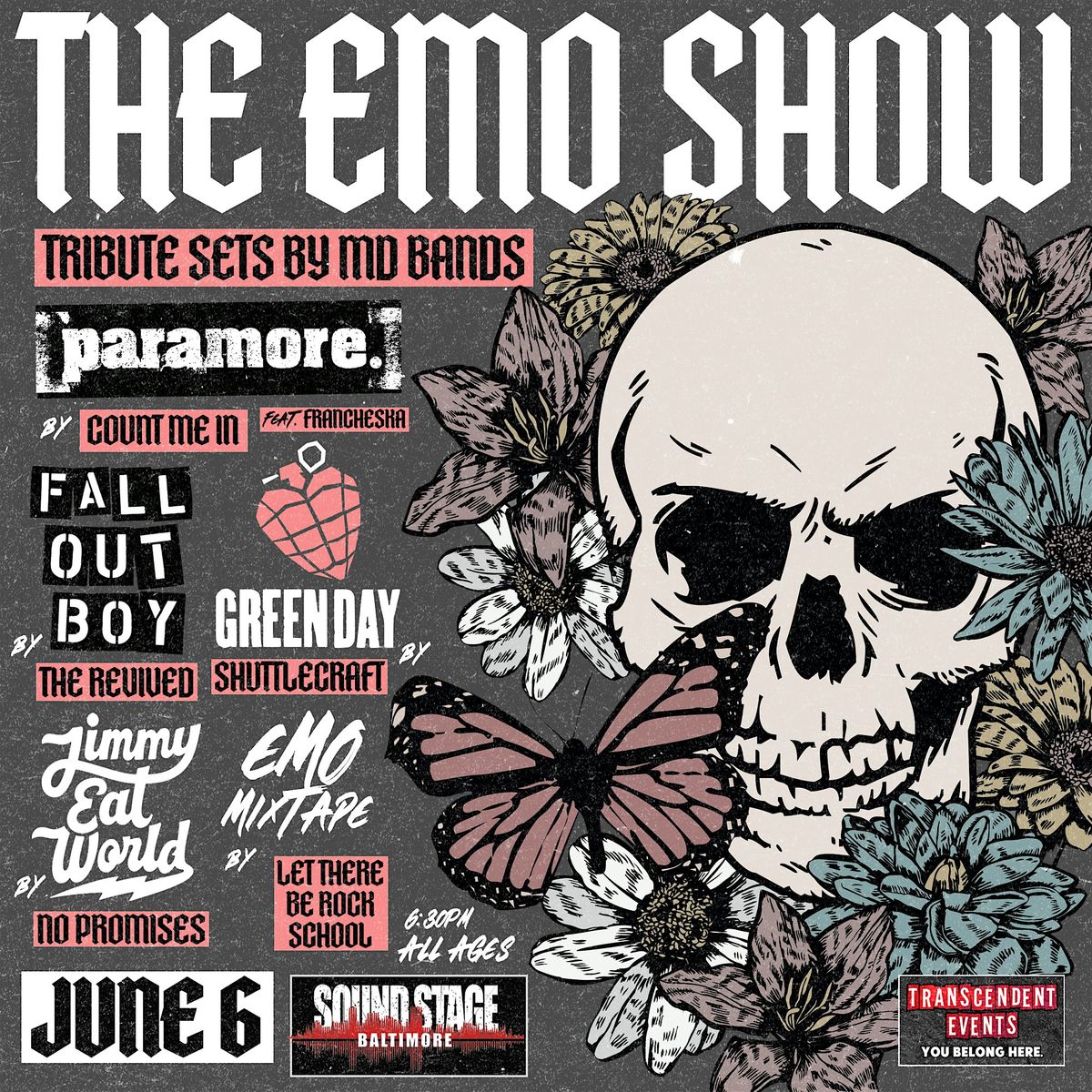 THE EMO SHOW, Baltimore Soundstage, 6 June 2026 | AllEvents