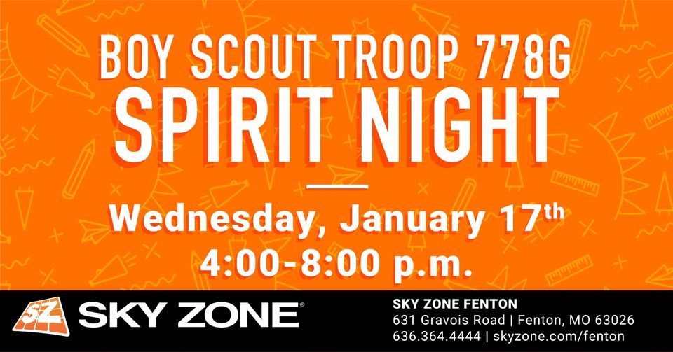 Troop 778G Sky Zone Fundraiser, Sky Zone Fenton, MO, 17 January 2024 ...