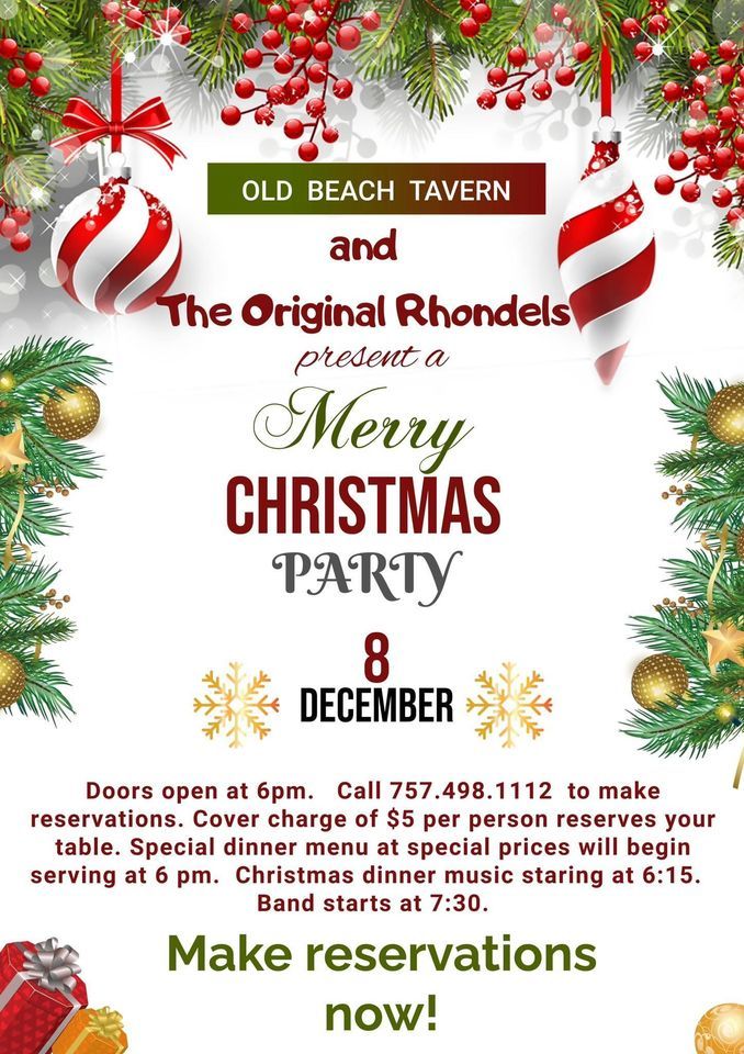 The First Ever Christmas Show w/ The Original Rhondels LIVE at OBT ...