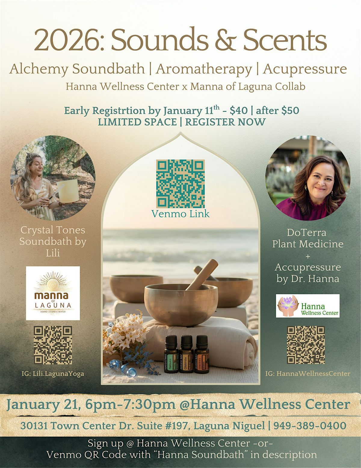 Sound & Scent // Crystal Tones Soundbath x DoTerra Acupressure ...