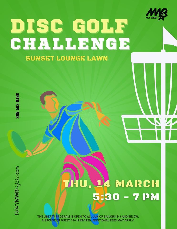 Disc Golf Challenge , Sunset Lounge Sigsbee, Key West, March 14 2024 ...