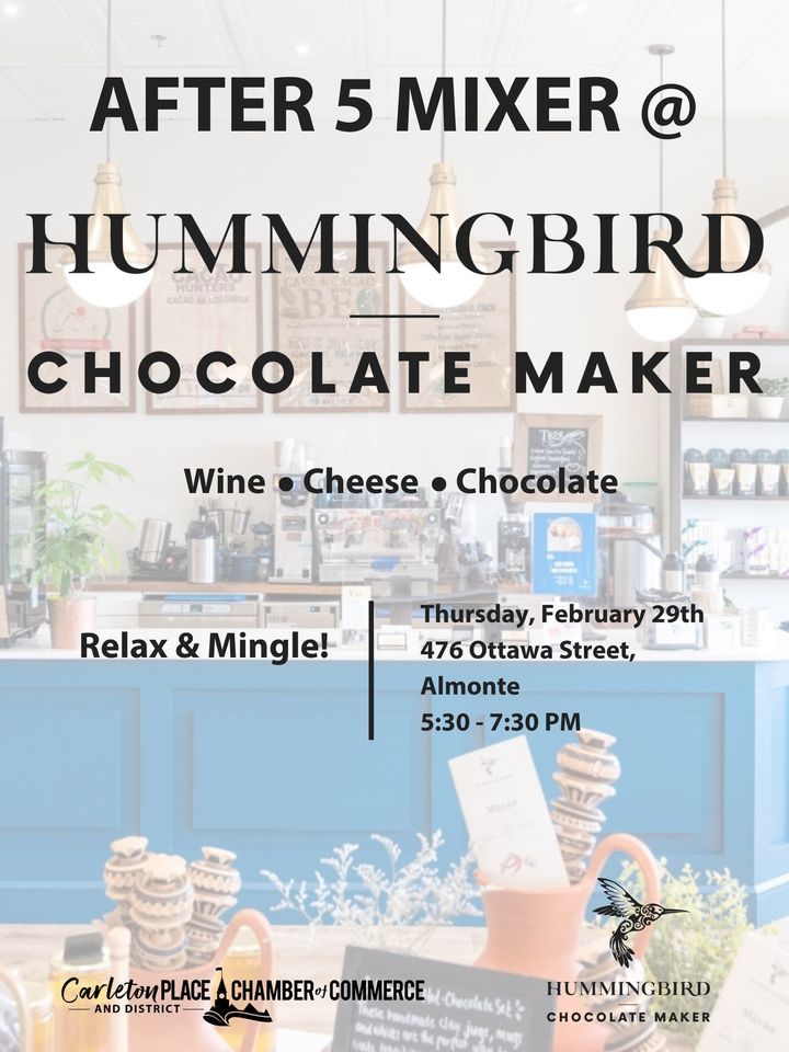 After 5 Mixer at Hummingbird Chocolate Maker, Hummingbird Chocolate ...