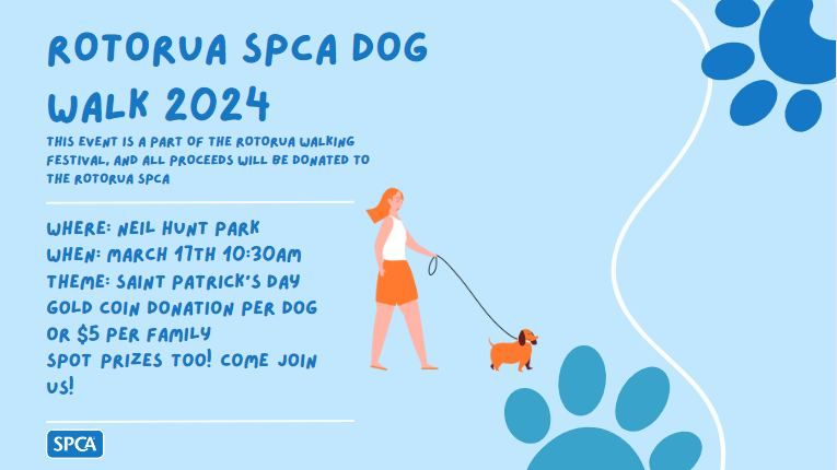 Rotorua SPCA Dog Walk , Neil Hunt Park, Rotorua, March 17 2024 ...