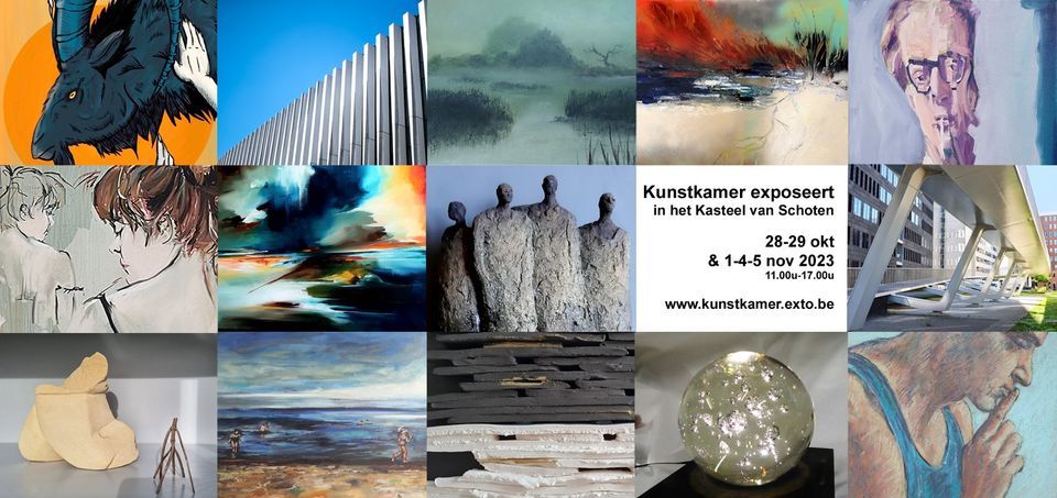 Kunstkamer exposeert in het Kasteel van schoten 2023, Kasteel Van ...