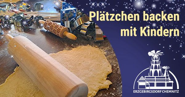 Kinderbackstube, Erzgebirgsdorf mit der Weihnachtspyramide, Chemnitz, 2 ...