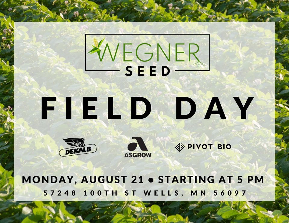 WEGNER SEED FIELD DAY, Wegner Seed, Wells, August 21 2023 | AllEvents.in