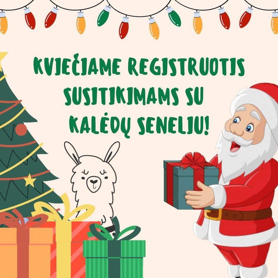 Susitikimas su Kalėdų seneliu! , Kristiano alpakos, Kazlu Ruda, 11 ...