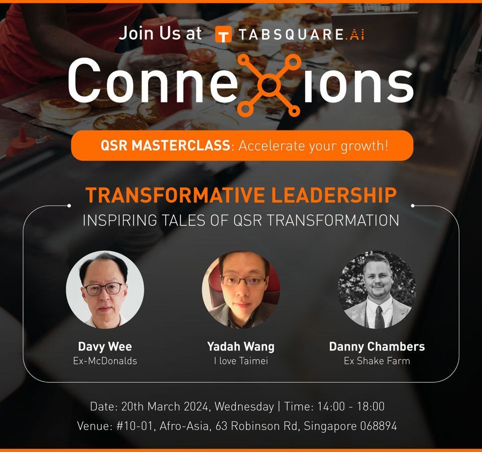 Tabsquare ConneXions: QSR Master Class, 63 Robinson Rd, #14-01 Afro ...