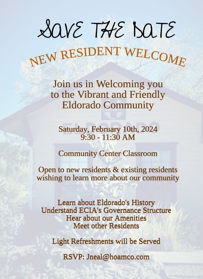 New Resident Welcome, 1 La Hacienda Loop Eldorado at Santa Fe, NM ...