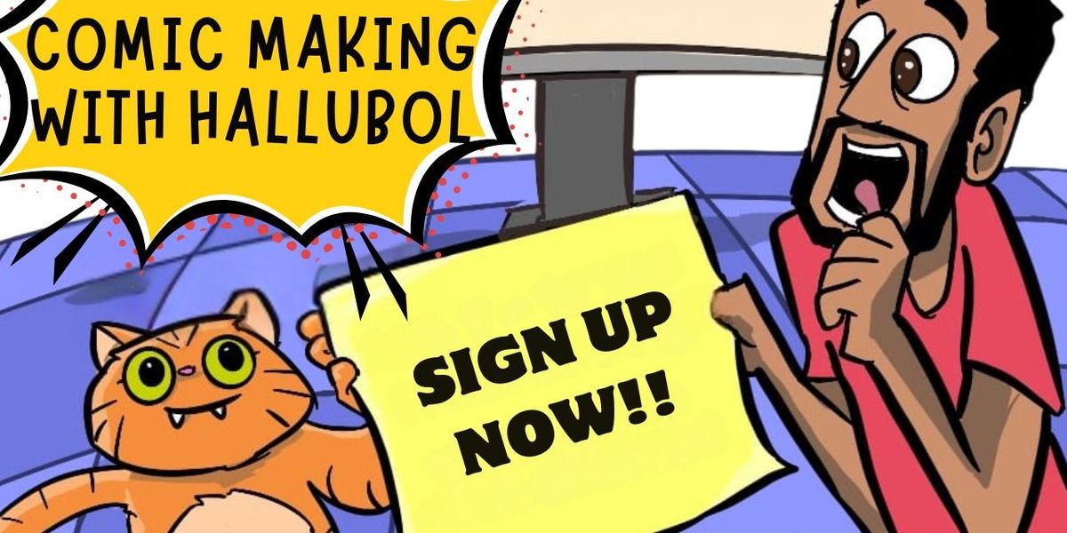 2 Day Comic Making Certification with HalluBol, Bond Over Bindings ...
