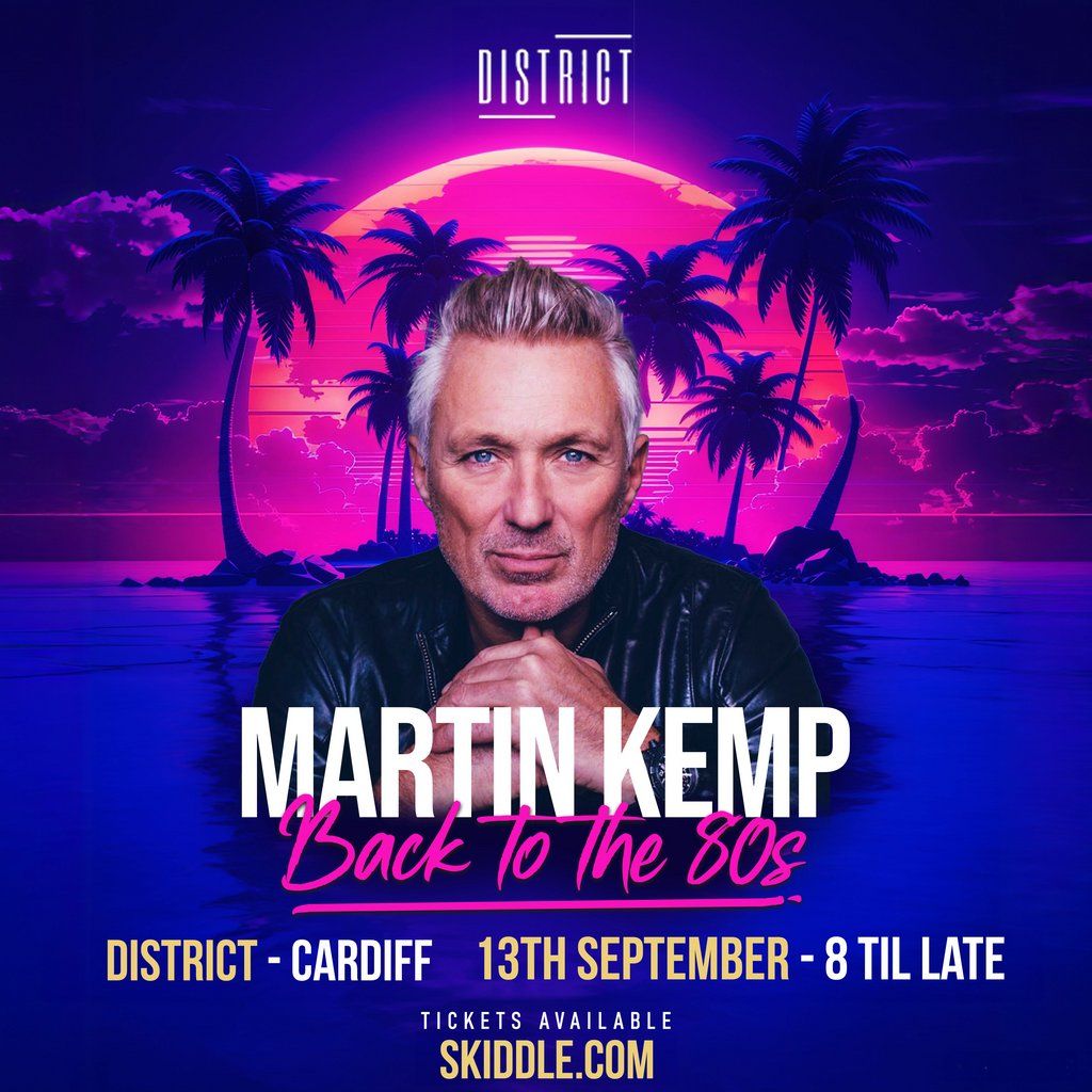 Martin Kemp Back to the 80s - Cardiff, District Cardiff, 13 September ...